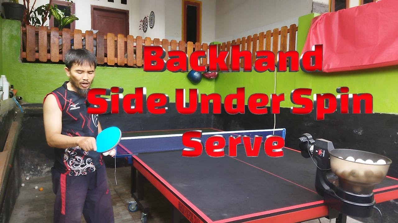 Backhand Side UnderSpin serve highlight - YouTube