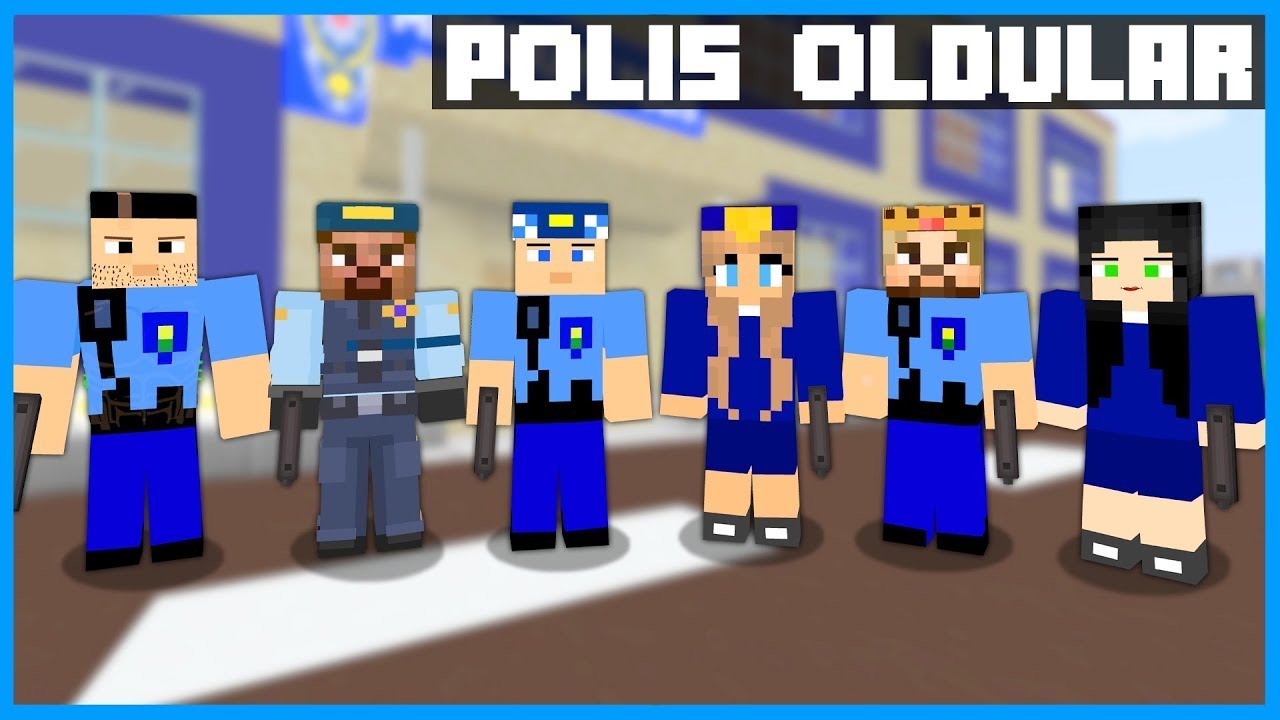 ŞEHİRDEKİ HERKES POLİS OLDU! 👮‍♂️ - Minecraft ZENGİN FAKİR HAYATI - YouTube