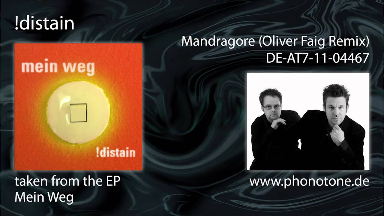 !distain - Mandragore (Oliver Faig Remix) - YouTube