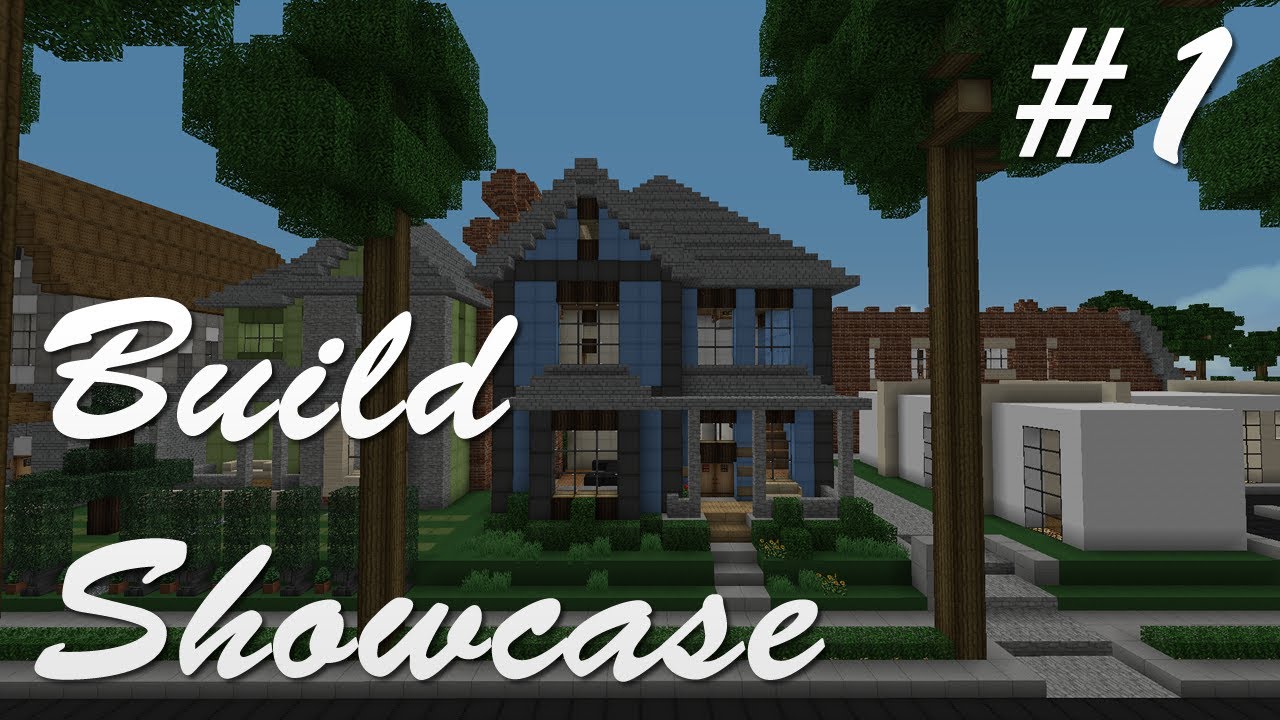 Minecraft: Build Showcase - Blue House | Ep. 1 - YouTube