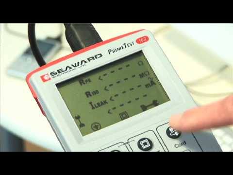 Testing an IEC Lead - Seaward PrimeTest 100 PAT Tester - YouTube