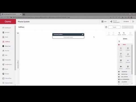 Phone System App. Callflows - How to create call flows - YouTube