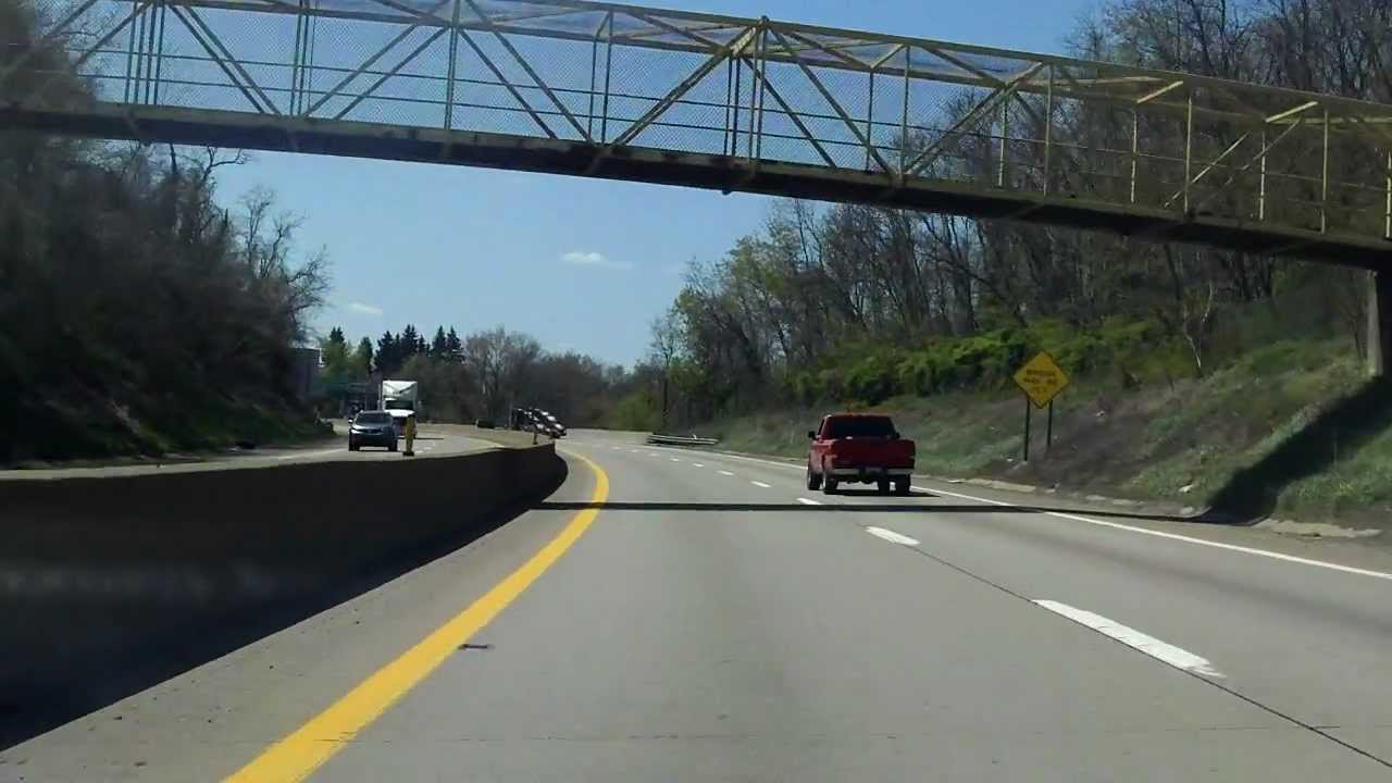 Interstate 70 - Pennsylvania (Exits 46 to 37) westbound - YouTube