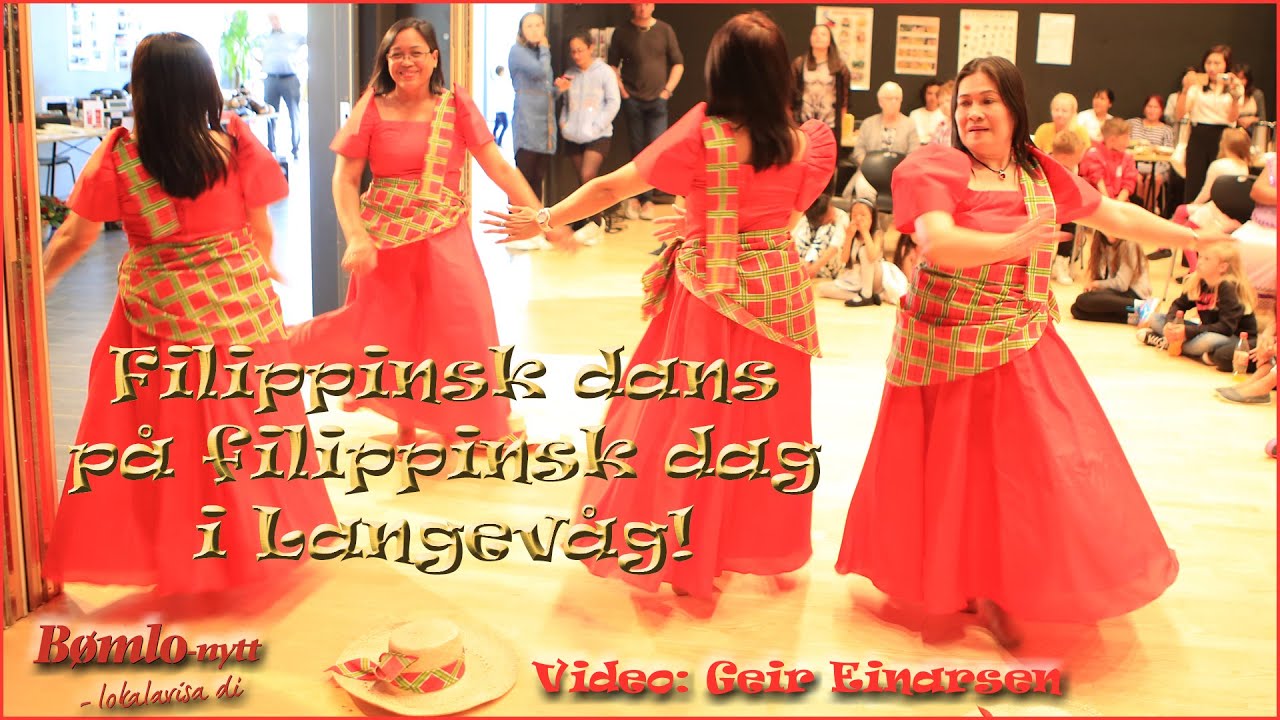 Filippinsk dans på filippinsk dag i Langevåg - YouTube