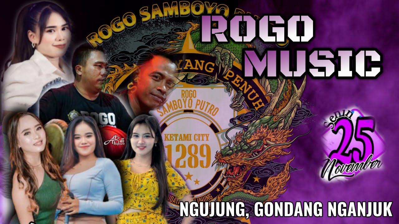 Live ROGO MUSIC Ngujung Gondang Nganjuk GANONG PRO AUDIO - YouTube