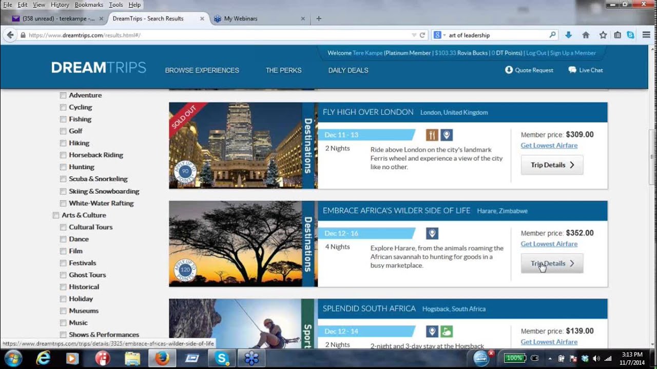 DreamTrips Member Site Overview - YouTube