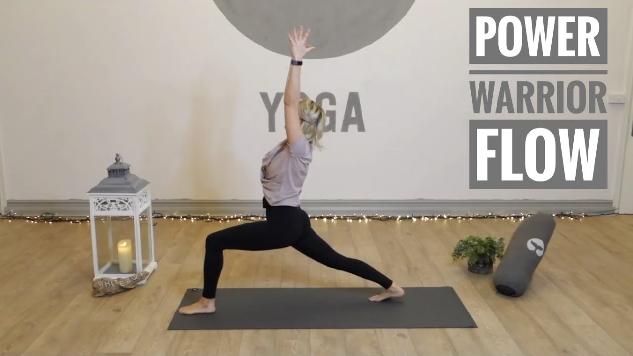 Power Warrior Yoga Flow - YouTube