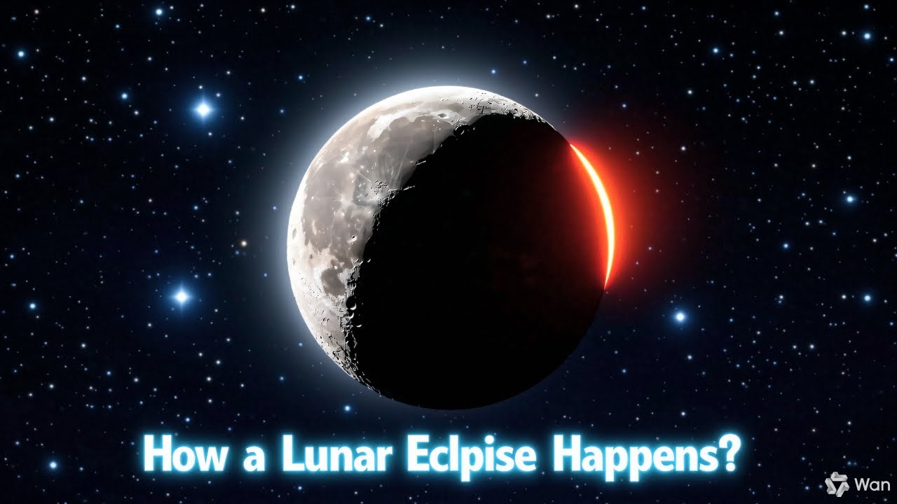 How a Lunar Eclipse Happens | Blood Moon Explained Simply - YouTube