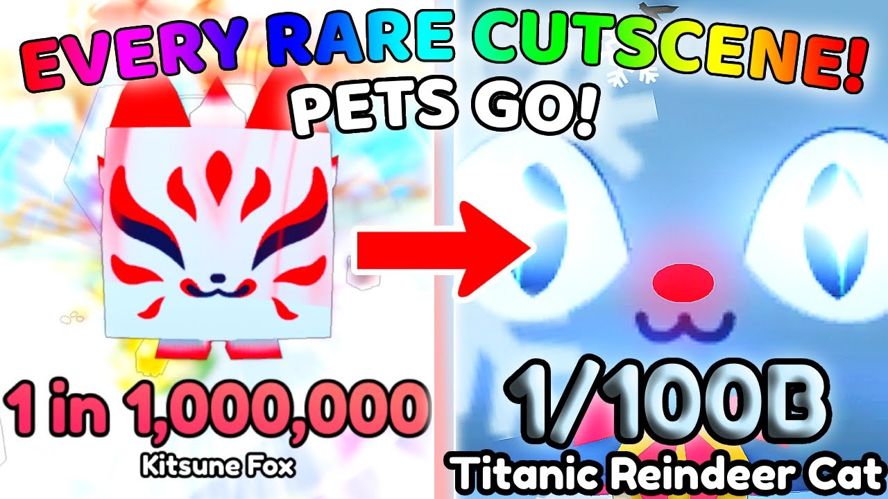 ALL PET CUTSCENES! (1/1M TO 1/100B) | PETS GO! - YouTube
