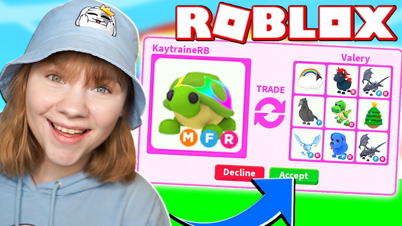 Laver *MEGA NEON TURTLE* og TRADER DEN! | Dansk Roblox: Adopt Me med ...