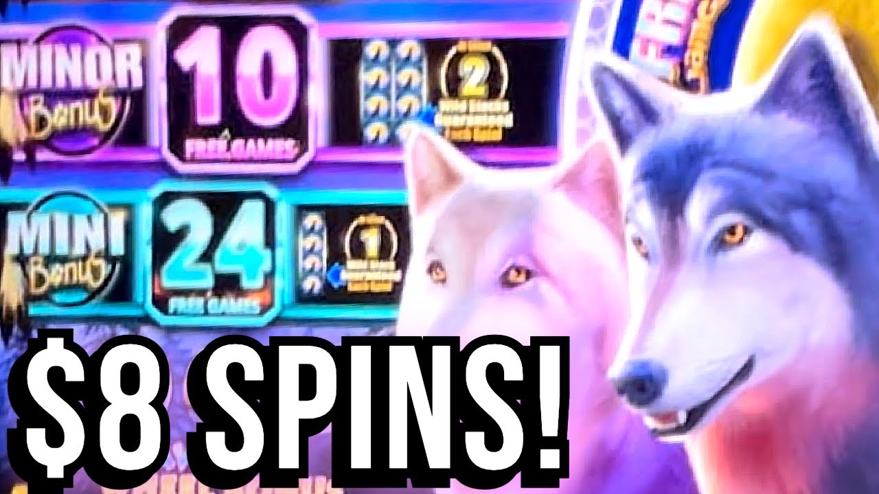 WOLF ECLIPSE MAX BET ($8 SPINS) LET'S SEE WHERE THIS GOES - YouTube