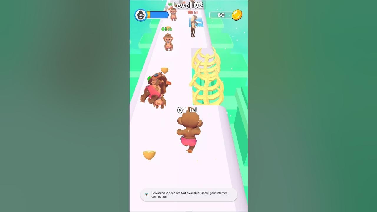 Monkey Run Games #shorts 2 - YouTube