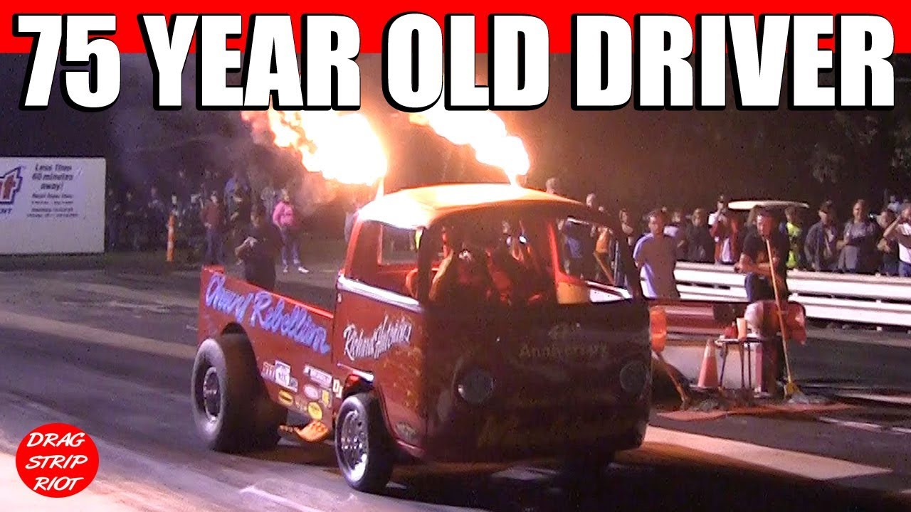 Rock N Race Dragway 42 Wheelstander Chevy Rebellion - YouTube
