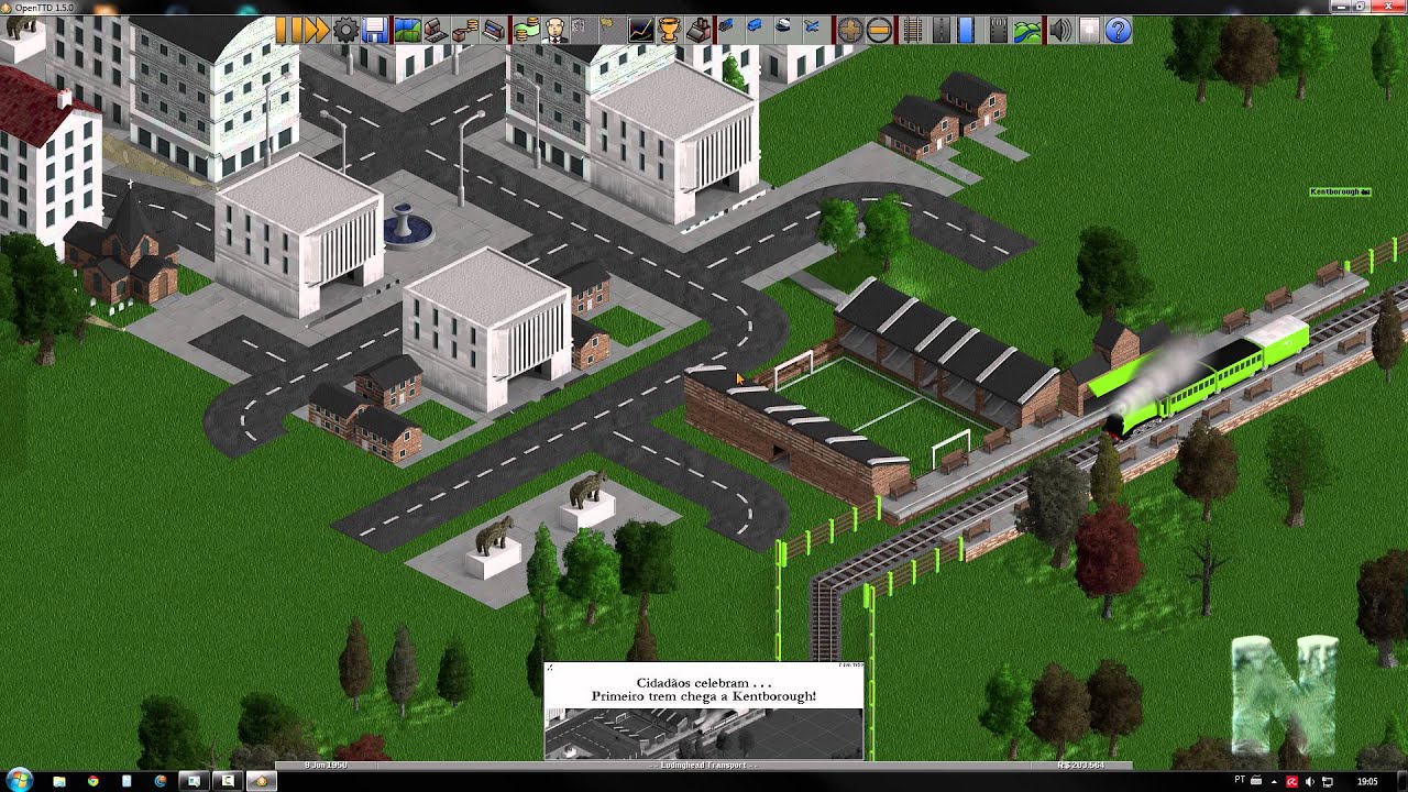 OPEN TRANSPORT TYCOON PTBR/HD 32bbp COMO BAIXAR E JOGAR - YouTube