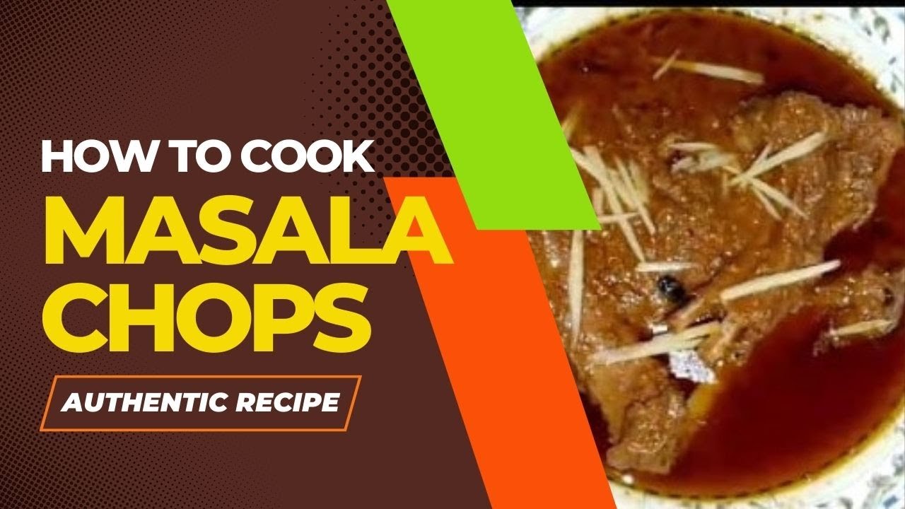 Masala Chops Recipe | Perfectly Spiced & Juicy Chops at Home | Easy ...