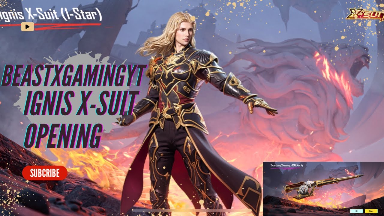 IGNIS X-SUIT OPENING l Battlegrounds Mobile India l #53 l Montage l ...