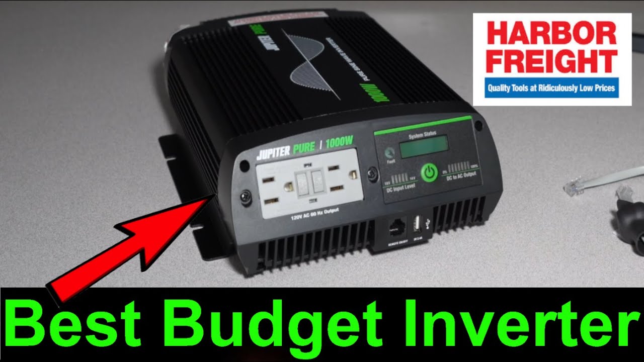 Best Budget Inverter Camping Rv Jobsite JUPITER PURE 1000 Watt ...