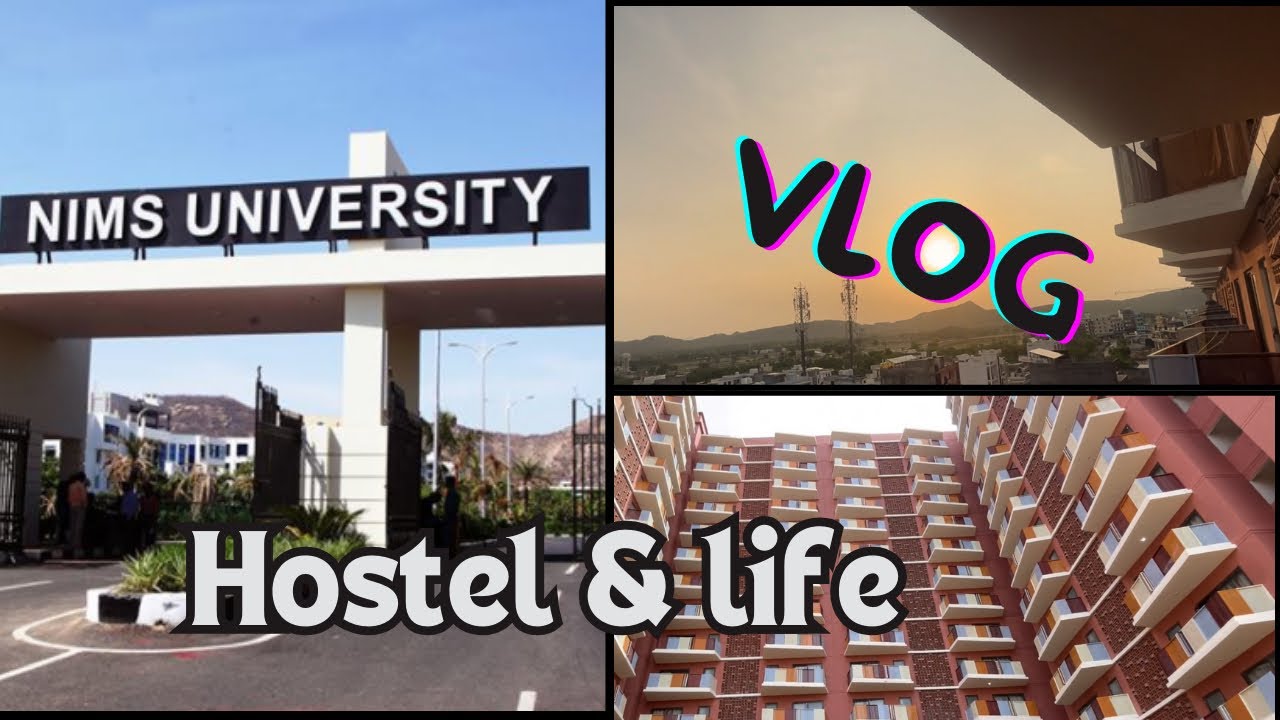 Hostel life at Nims university one of the best campus | Vlog - YouTube