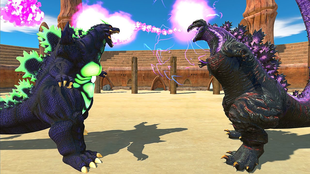 SUPER GODZILLA VS SHIN GODZILLA - Animal Revolt Battle Simulator - YouTube