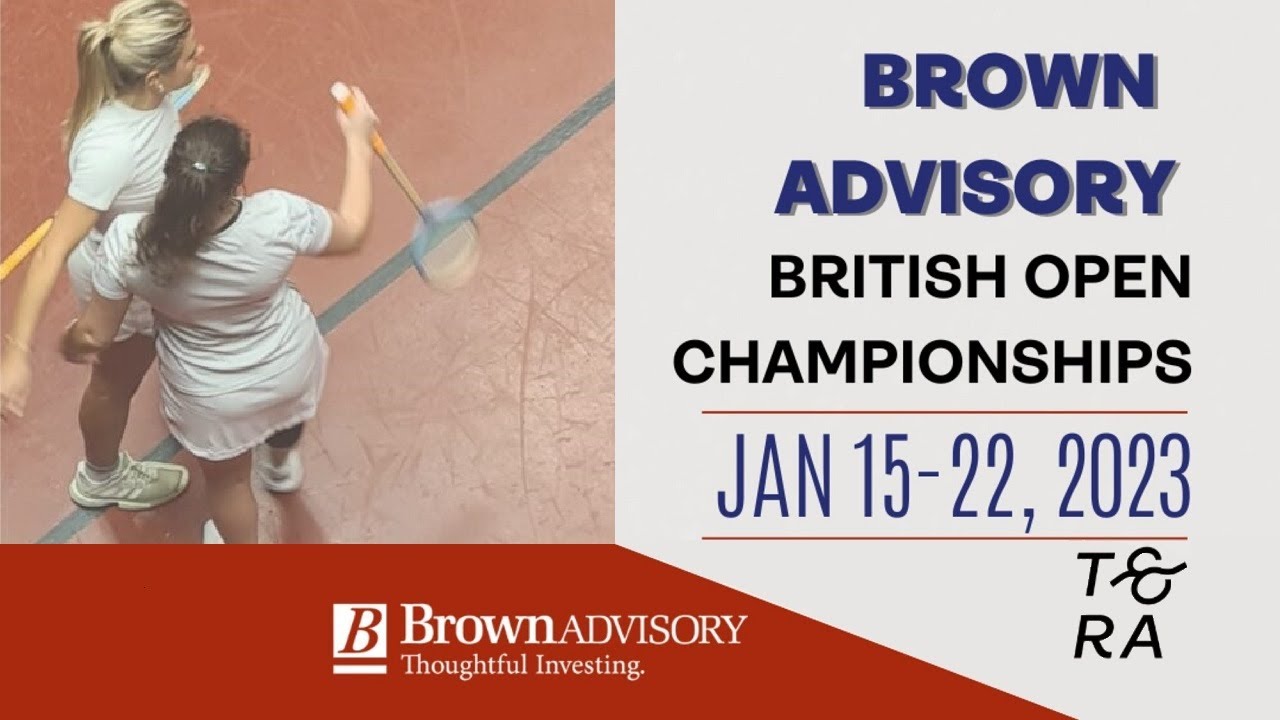 British Ladies Open Rackets 2023 - Quarter Final - Emilia Davis vs Tara ...