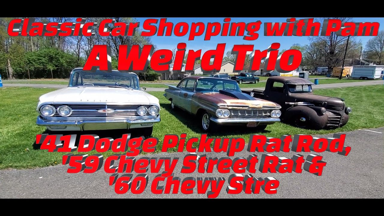 A Weird Trio'41 Dodge Rat Truck,'59 Chevy Street Rat,'60 Chevy Street ...