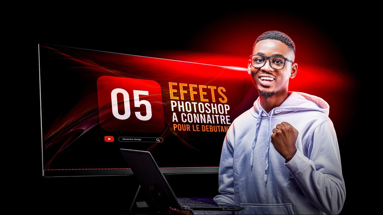 05 EFFETS PHOTOSHOP POUR LES DÉBUTANTS By Alexandrz Design - YouTube