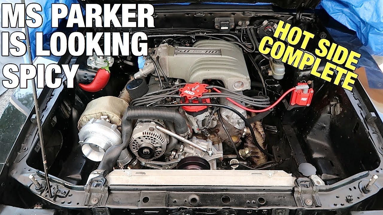 INSTALLING THE TURBO ON MY FOX BODY MUSTANG - YouTube