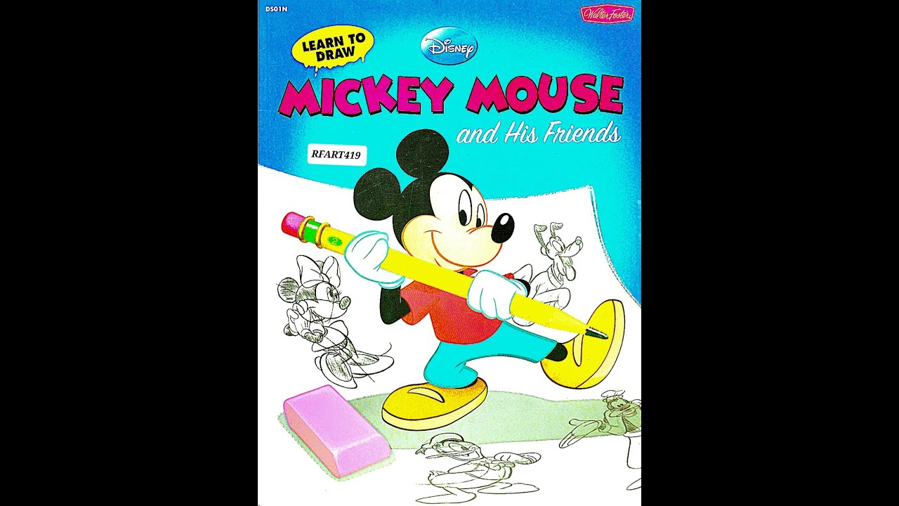 How to Draw Disney's Mickey Mouse Book - RFART419 (2024) - YouTube