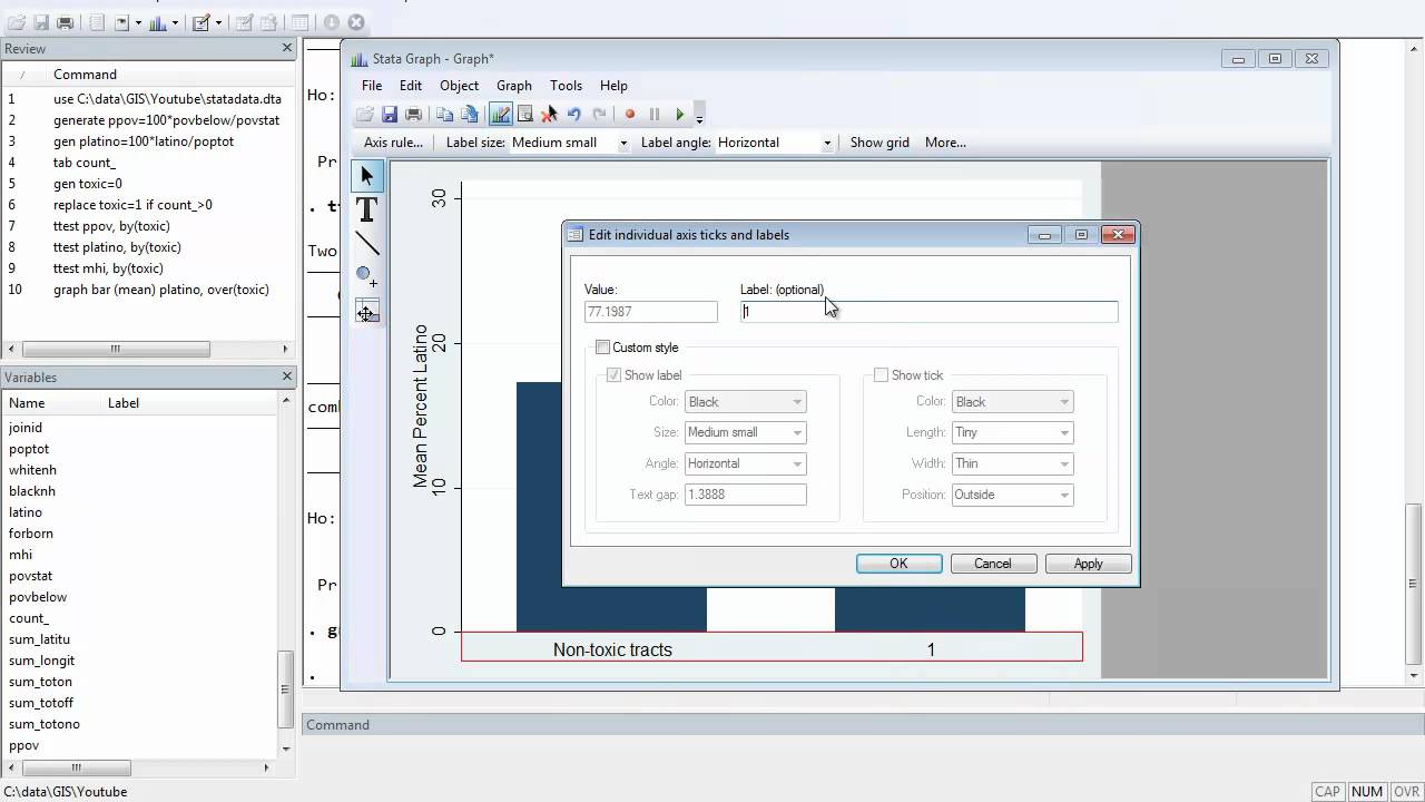 GIS Tutorial: Stata Commands - YouTube