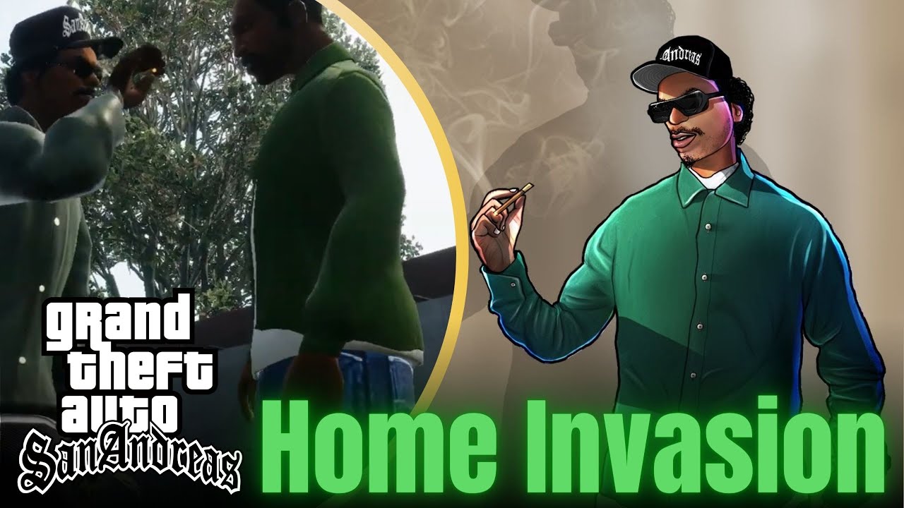 GTA San Andreas Definitive Edition - Mission 11: Home Invasion (GTA ...