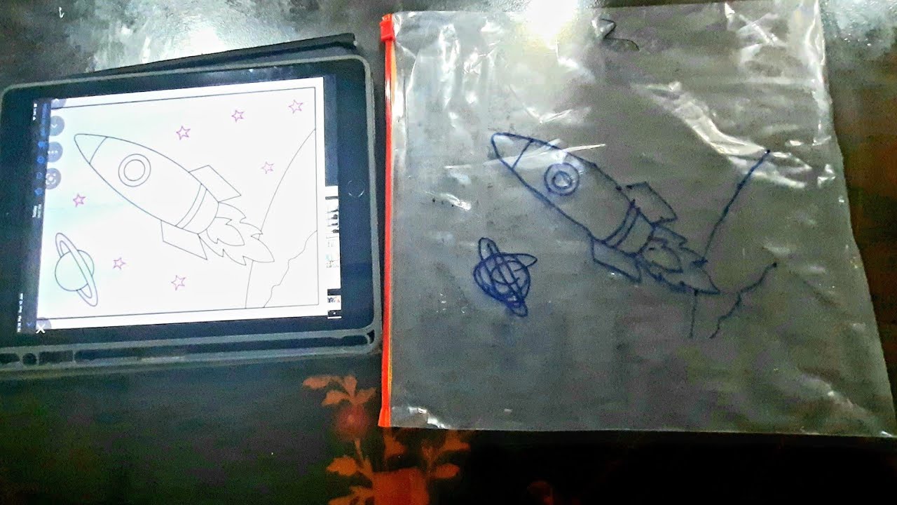 Tracing from iPad|Drawing practice for kids|Ep 146 - YouTube