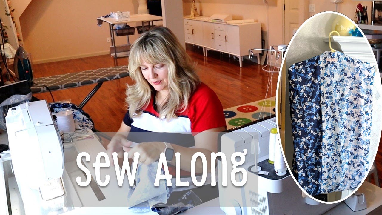 No pattern Garment Bag Sew-Along - YouTube