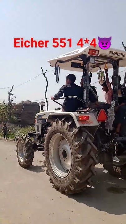eicher 551 4*4 kya seen hai 😍... - YouTube