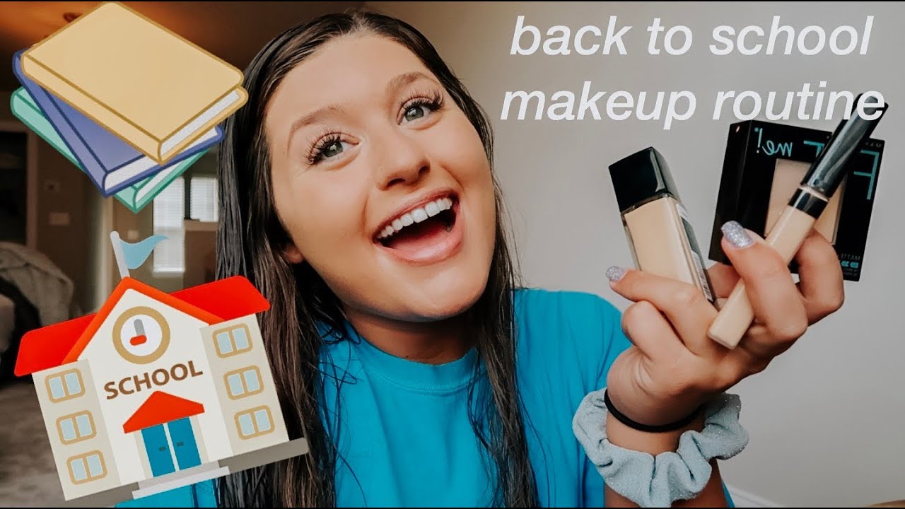 school makeup routine (in only 5 mins) - YouTube