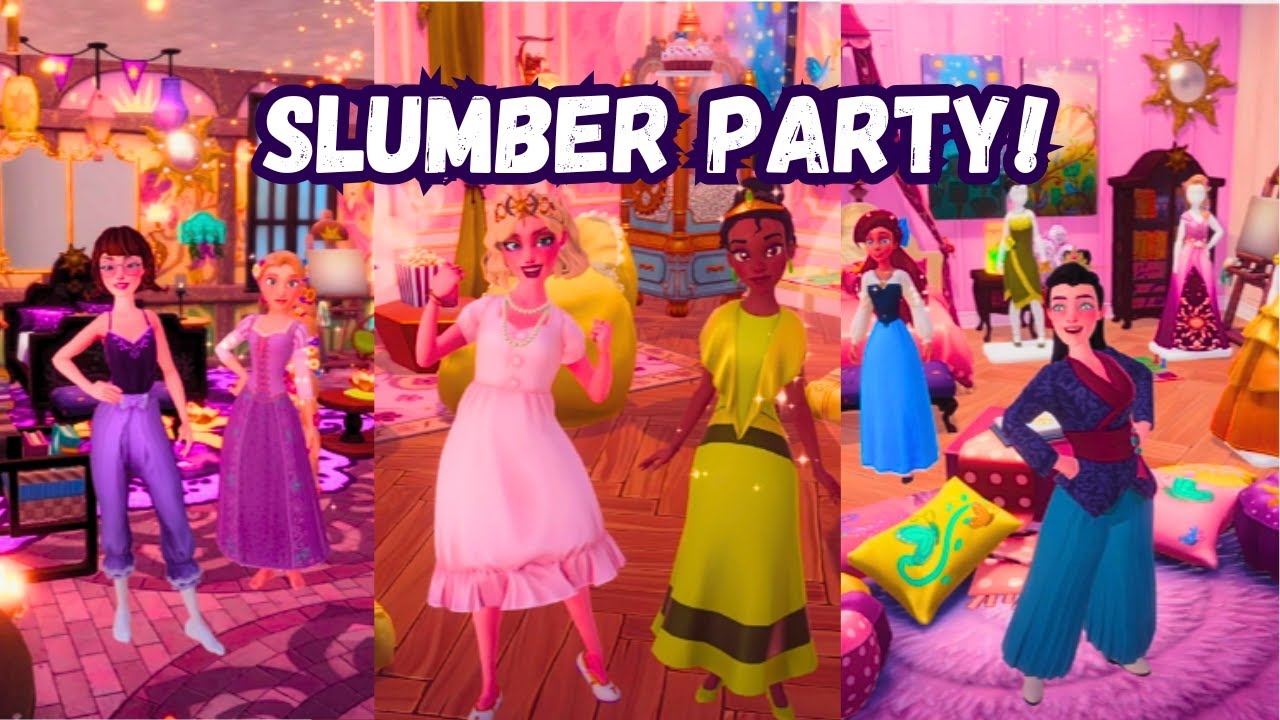 Princess Party OVERLOAD!! Slumber Party DreamSnap Voting Dreamlight ...
