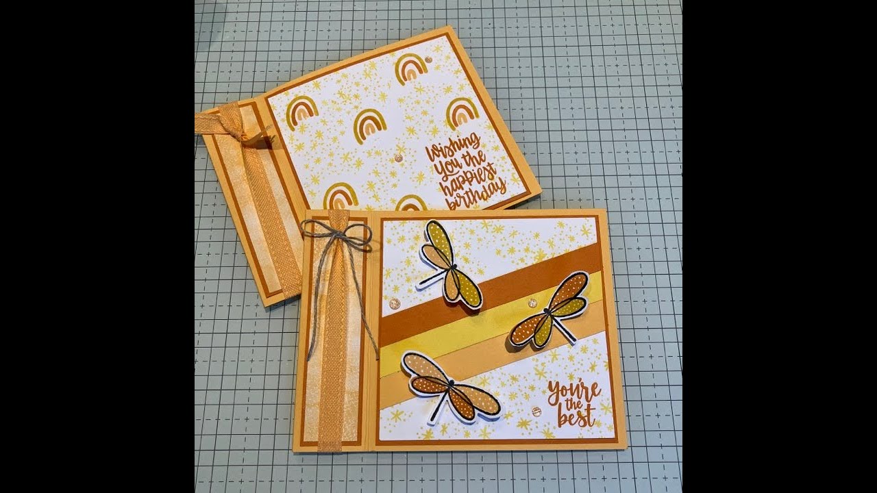 Check out this easy book fold card! - YouTube