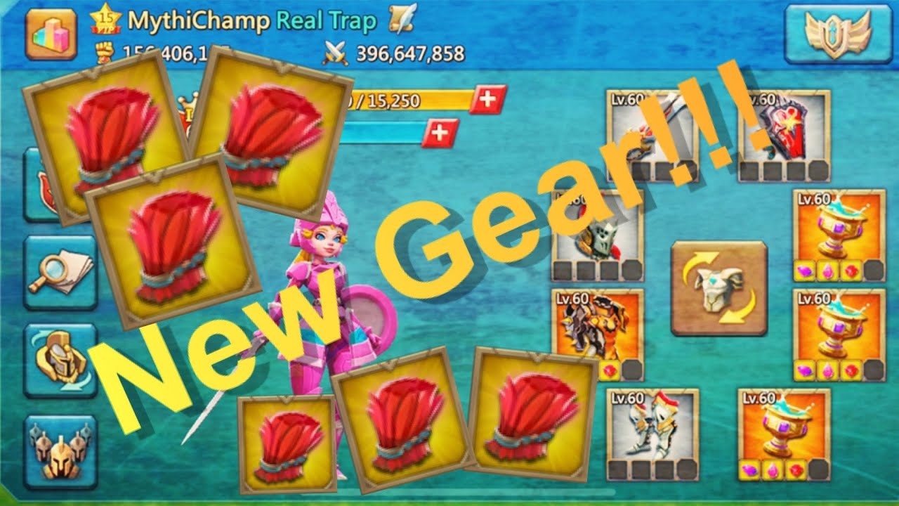 Lords Mobile: New Gear Update!!! - YouTube