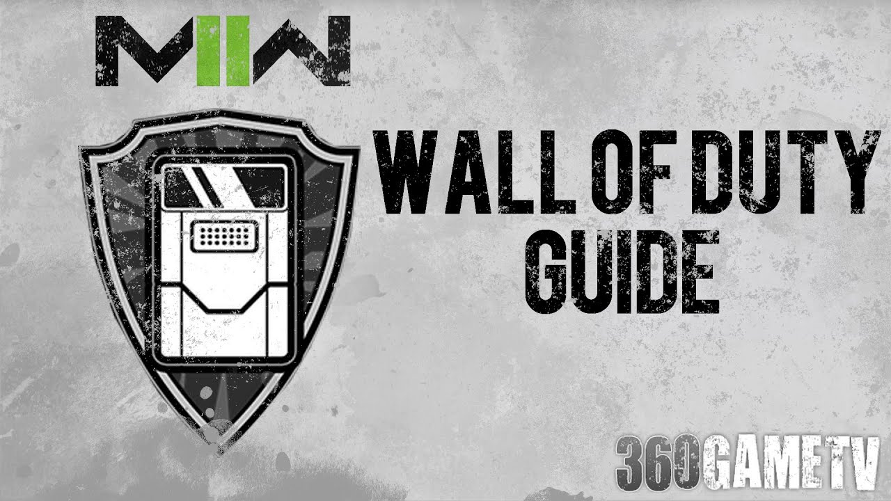 COD Modern Warfare 2 Wall of Duty Trophy / Achievement Guide (Kill 3 ...
