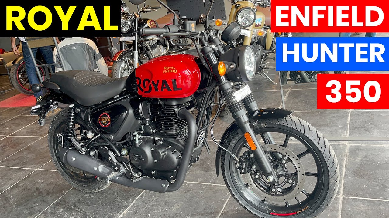 Royal Enfield Hunter 350 | Rebel Red | Hunter 350 - YouTube
