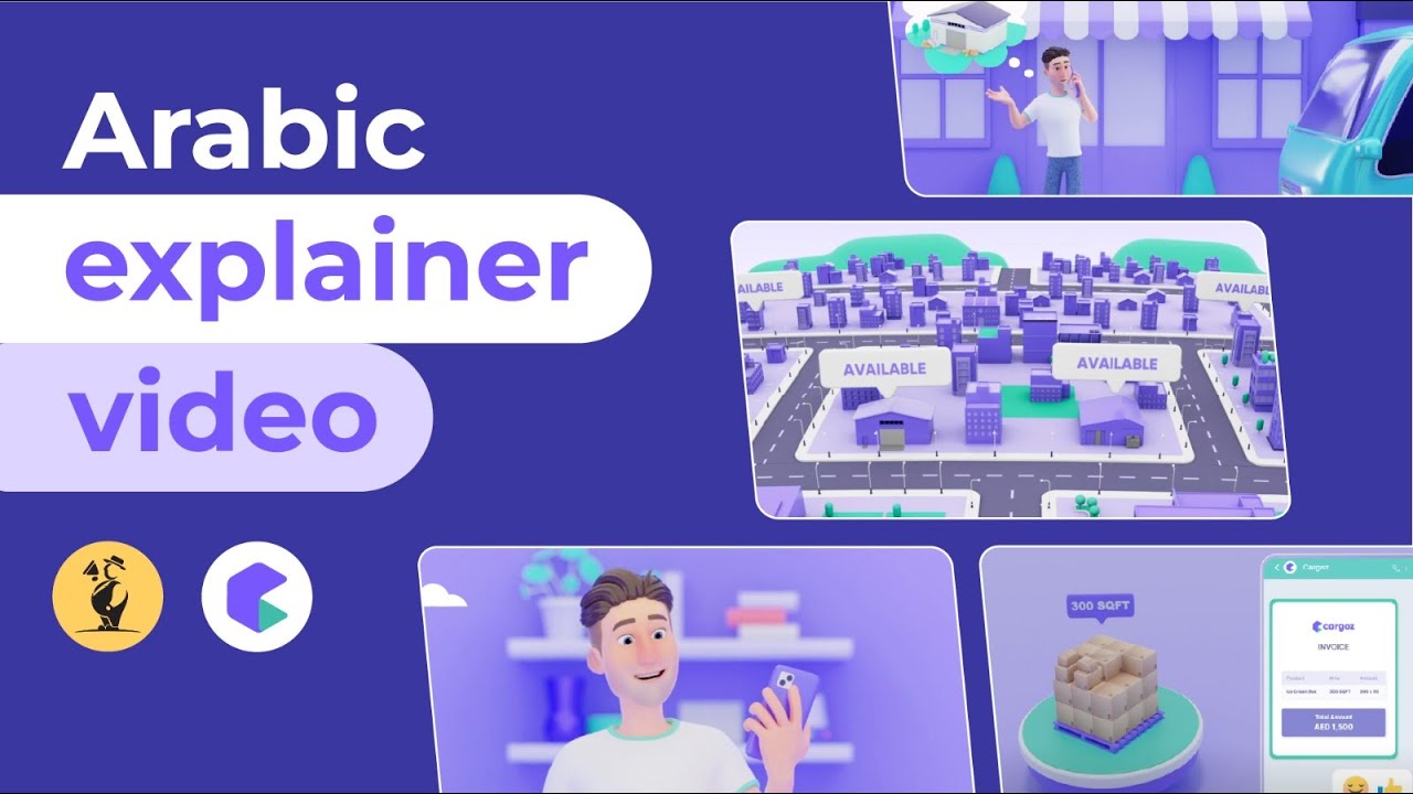 3d Explainer Video in Arabic: Cargoz | Dubai Animation Company | UAE ...
