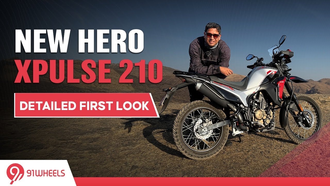 2025 Hero Xpulse 210 First Look Review in this detailed walk around ...