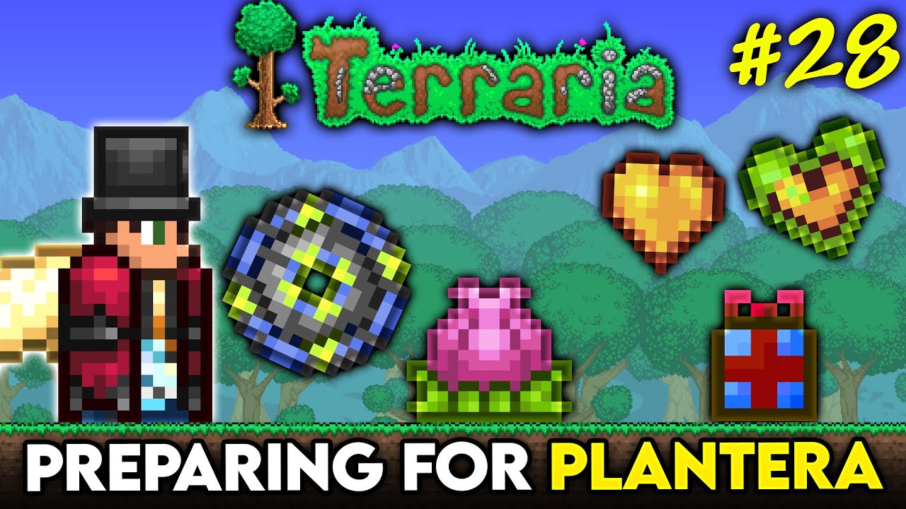 PREPARING FOR PLANTERA | Terraria [28] - YouTube