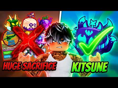 I Tried to Get KITSUNE by Trading My Whole Account in BLOX FRUITS!
