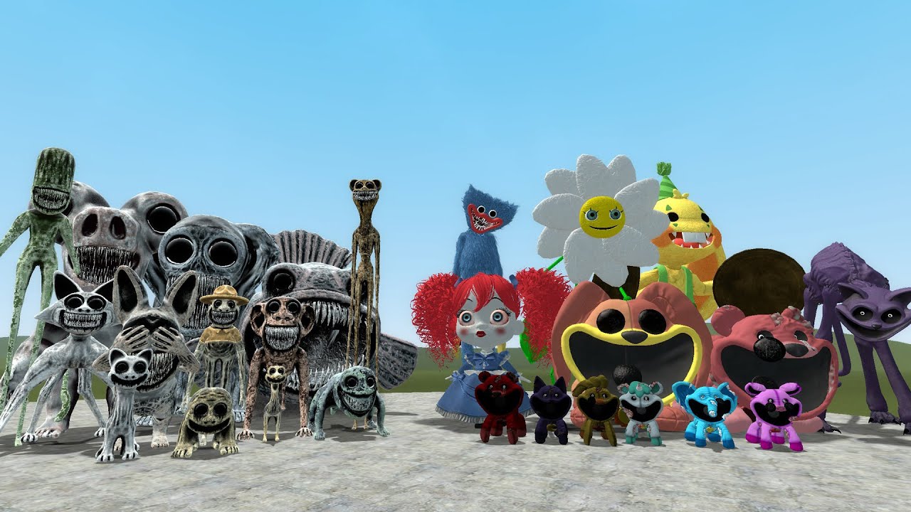 ALL NEW ZOONOMALY CREATURES CHARACTERS VS ALL POPPY PLAYTIME CHAPTER 3 ...