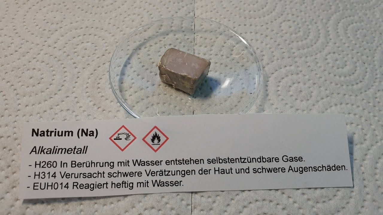 Die Eigenschaften von Natrium - YouTube