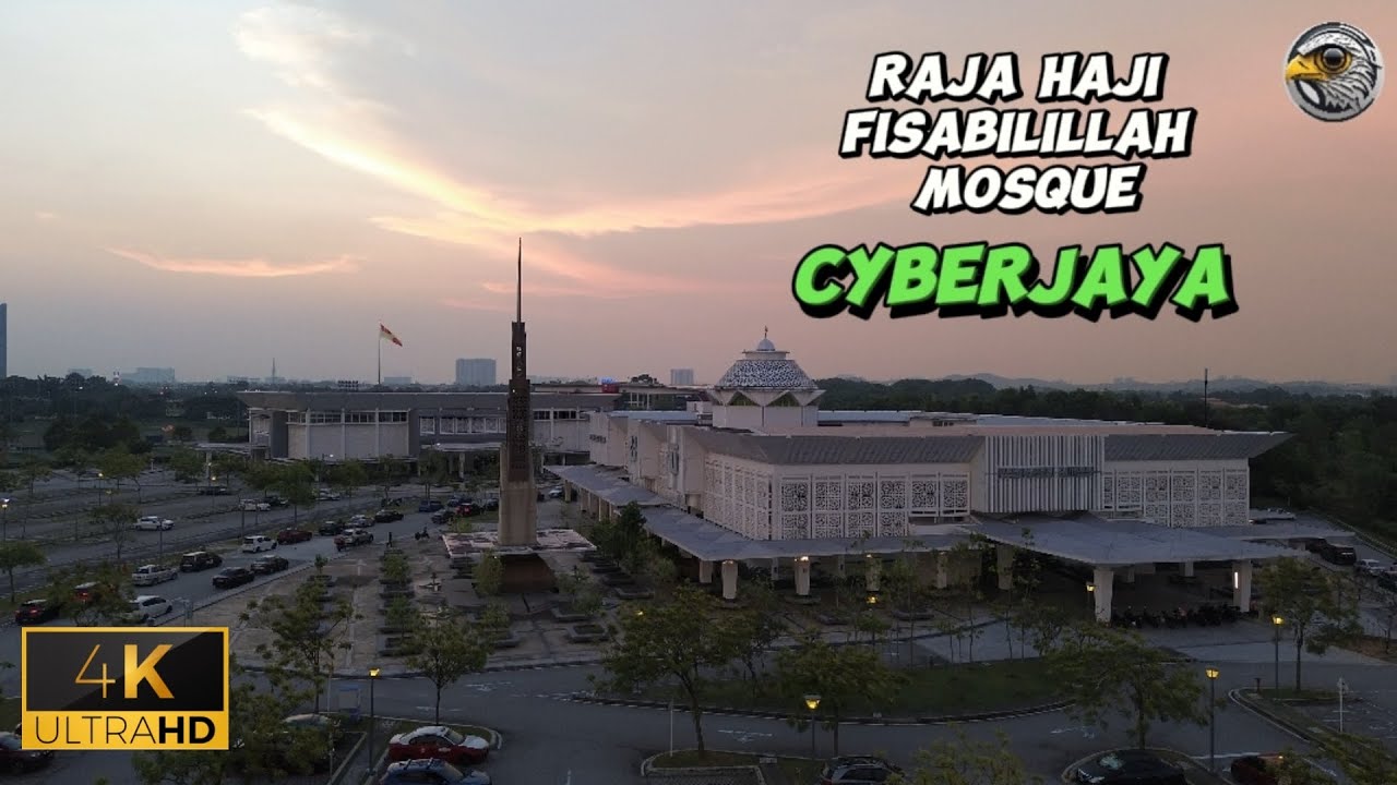 Raja Haji Fisabilillah Mosque, Cyberjaya (4K) #dji #cyberjaya #sunset ...