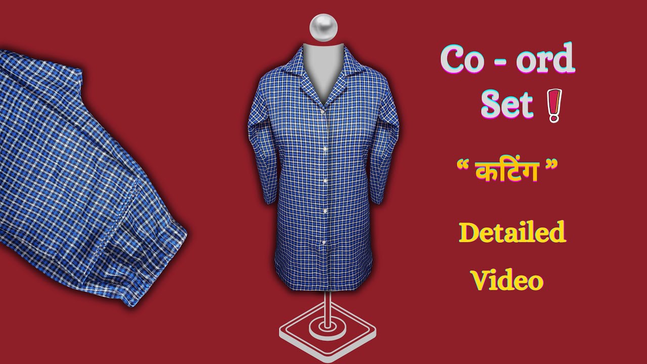 Co ord Set Design Cutting | How To Make A Co ord Dress | Part 1 - YouTube