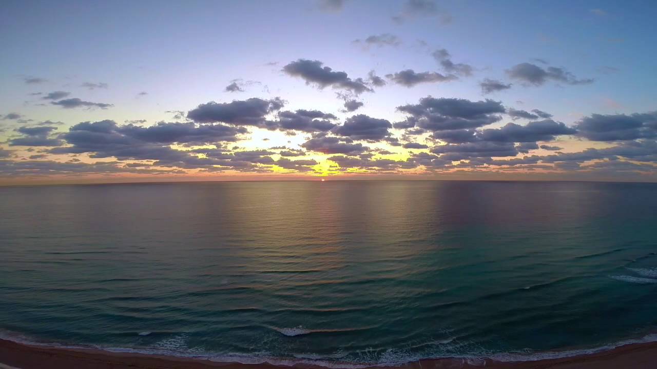Miami rising sun, time lapse - YouTube