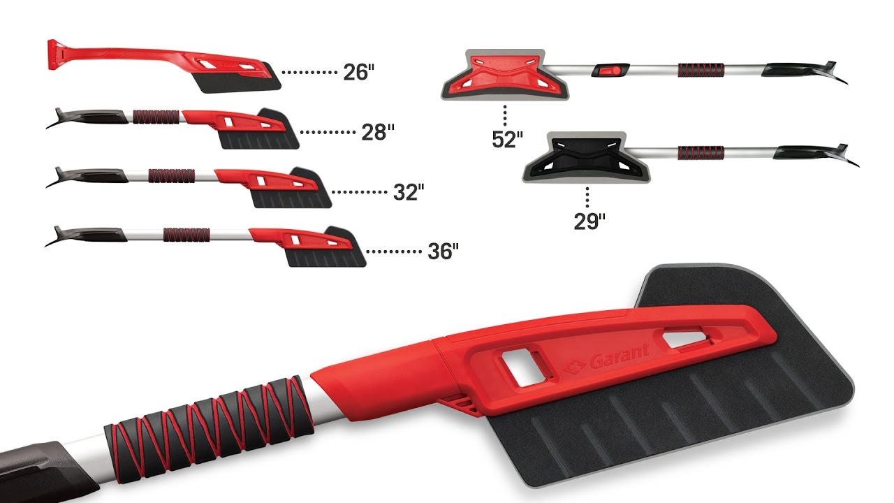 Garant snow brushes - YouTube