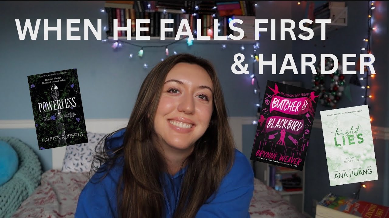 "he fell first and harder" romance book recommendations - YouTube